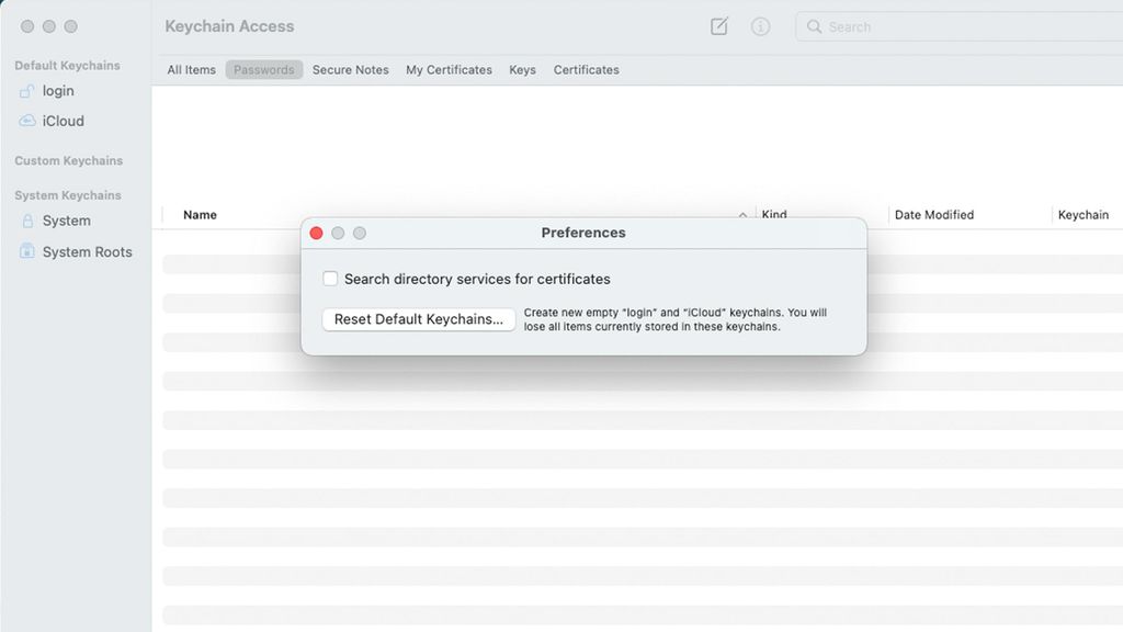 Keychain password: What is it, how to find and change it | IT Pro