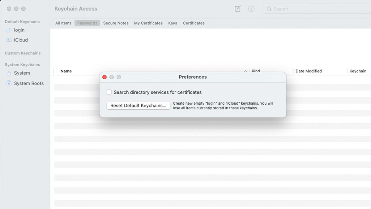Keychain password: What is it, how to find and change it | ITPro