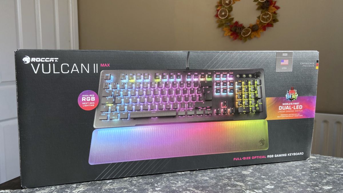 Roccat Vulcan II Max mechanical keyboard review: A staggering amount of ...
