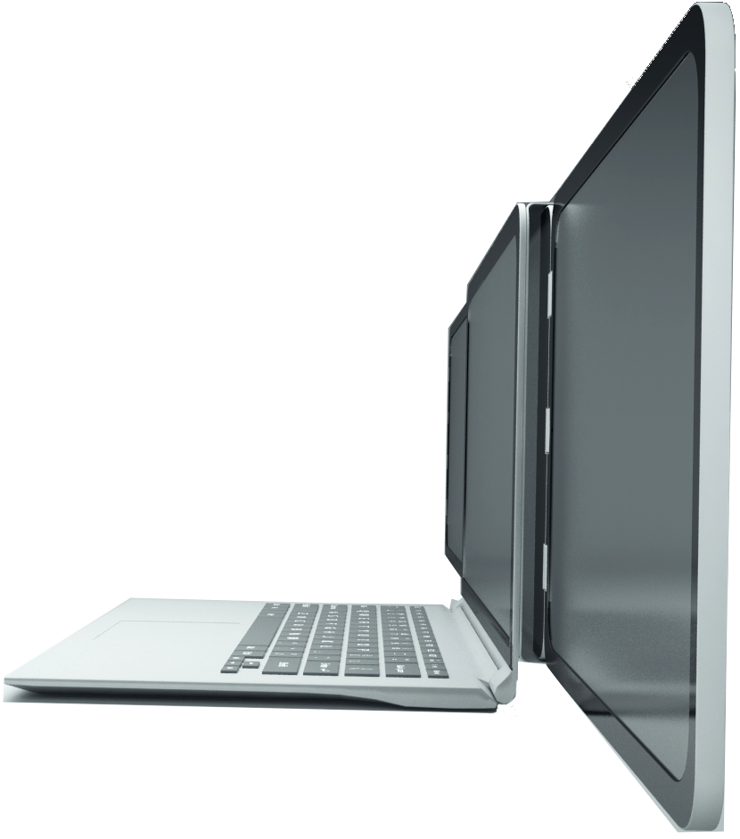 Slidenjoy: A Portable Triple Screen For Your Laptop | Tom's Hardware