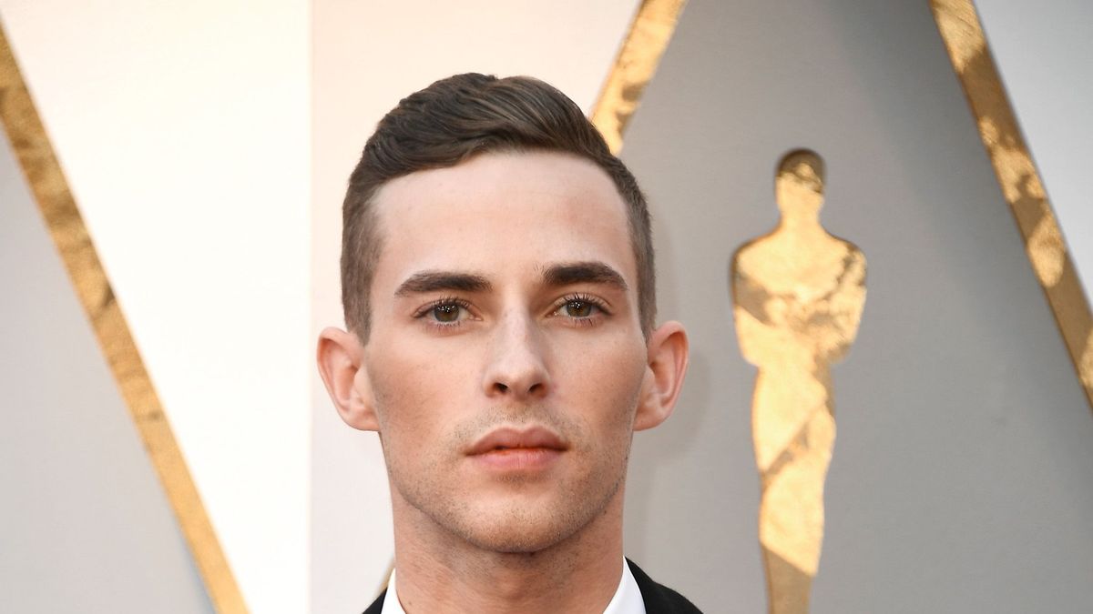 Adam Rippon at the 2018 Oscars - Adam Rippon S&M Tux | Marie Claire