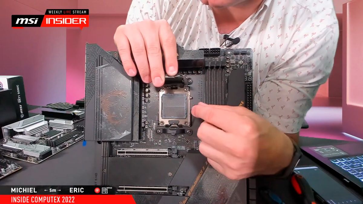 MSI Showcases AM5 Socket, X670 Platform's Dual Chipsets | Tom's Hardware