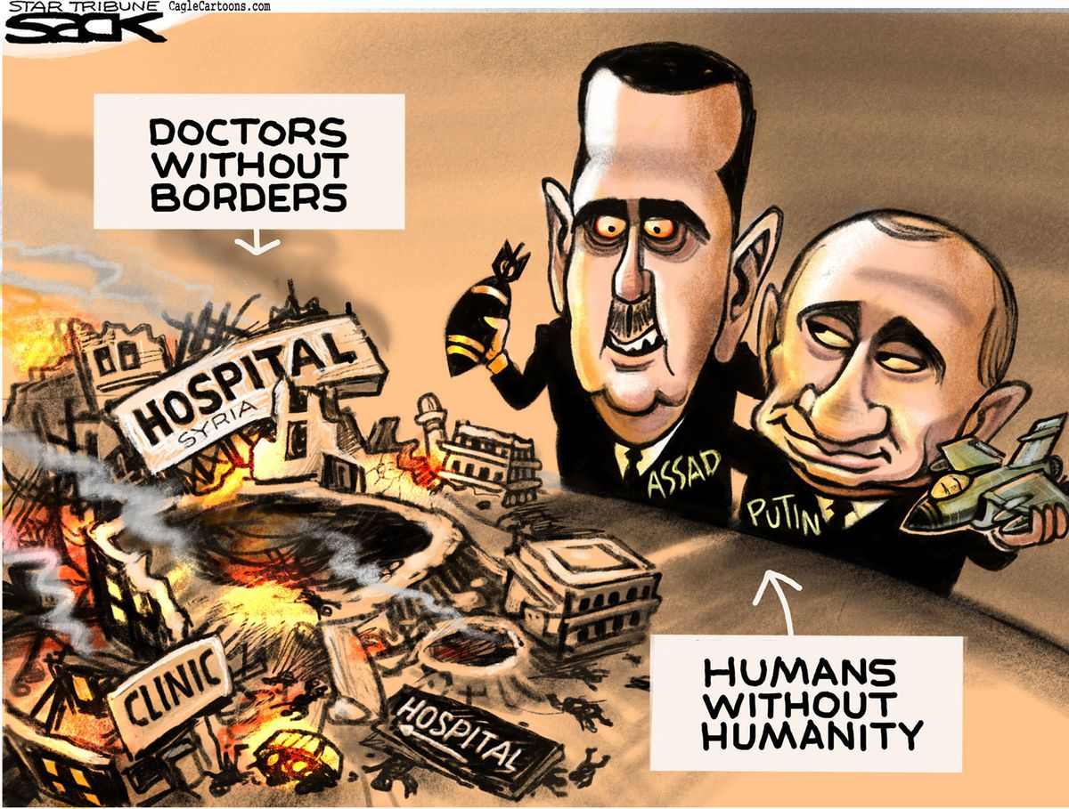 Editorial Cartoon U.S. Syria Assad | The Week