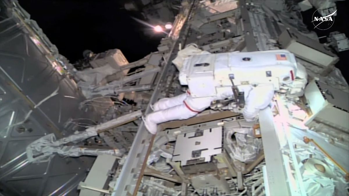 Astronauts repair black hole observatory, inspect cosmic ray detector ...