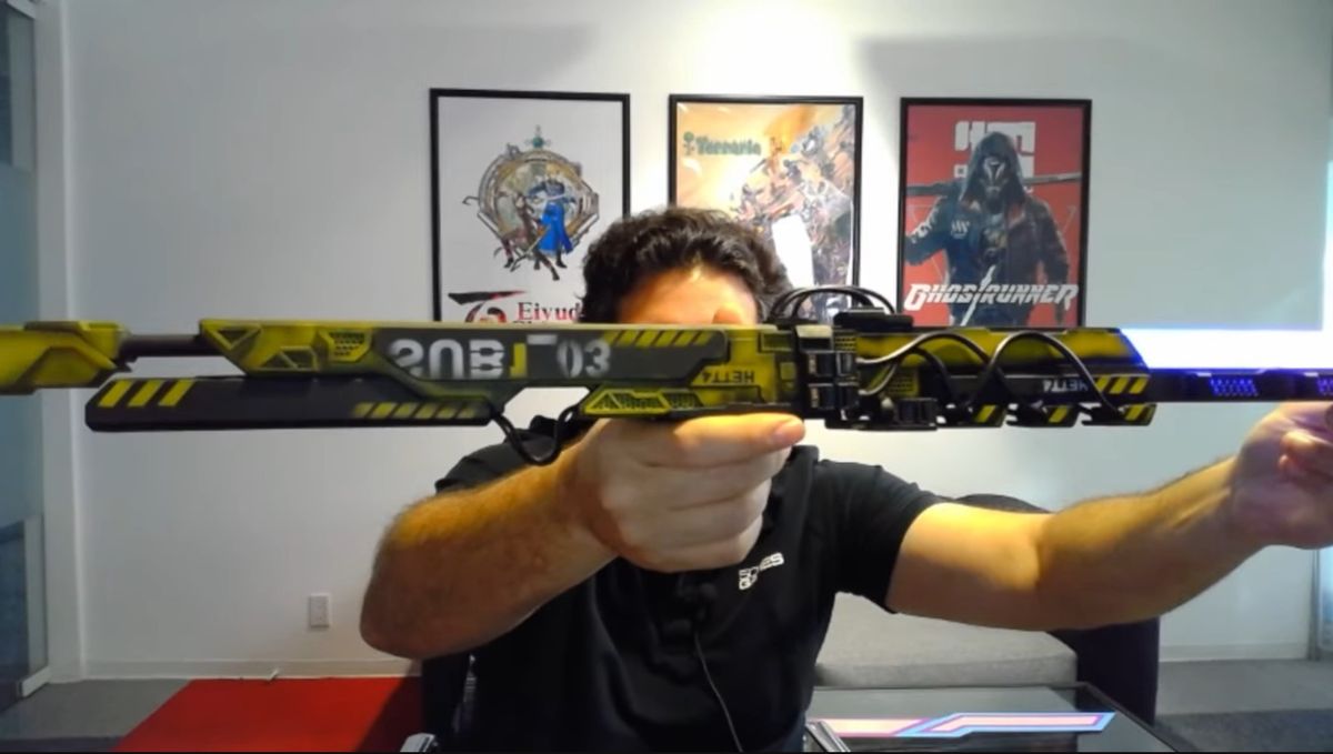 The winner of this speedrunning event gets a real-life RGB katana | PC ...
