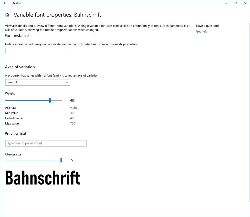 How to manage Fonts settings on the Windows 10 April 2018 Update ...