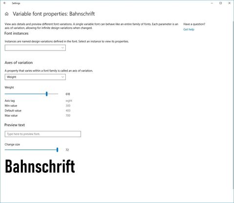 How to manage Fonts settings on the Windows 10 April 2018 Update ...