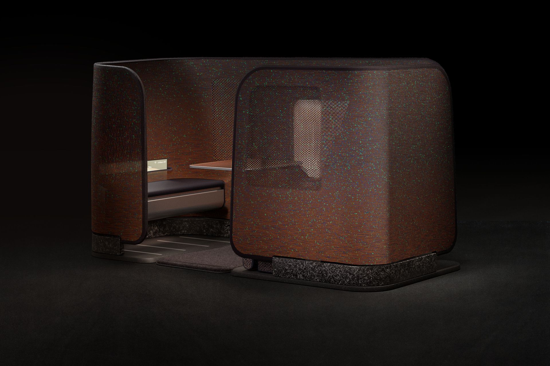 Caon Design Office reshapes airline seats with Woolmark | Wallpaper*
