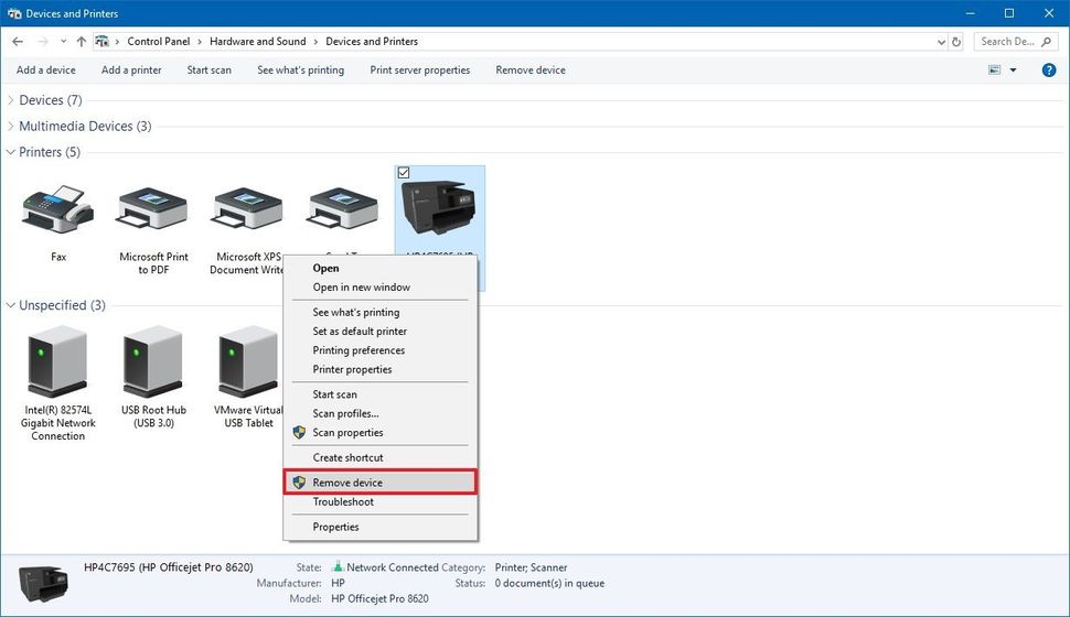 How to properly remove a printer on Windows 10 | Windows Central