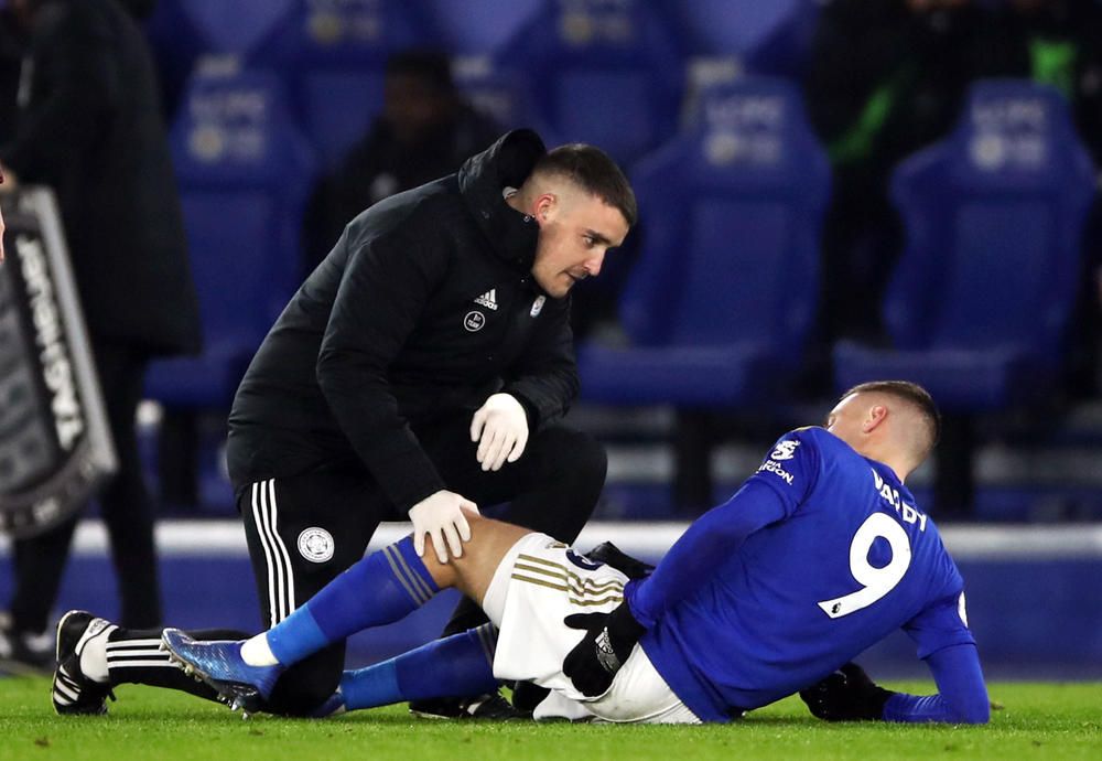 Jamie Vardy feeling ‘much better’ after glute injury, says Brendan ...