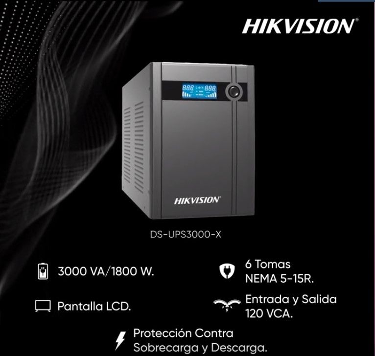 Hikvision lanza nueva serie de UPS: Protección continua para tus ...