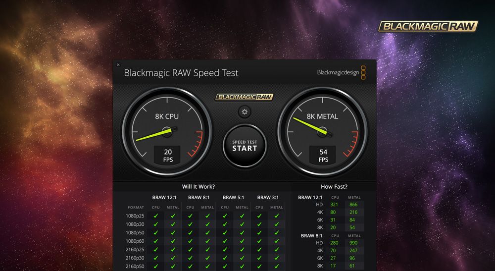 Blackmagic Design Announces Blackmagic RAW Speed Test | Next TV