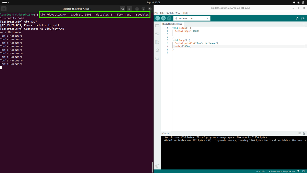 How to Use Tio — Connecting to Serial Devices with Linux | Tom's Hardware