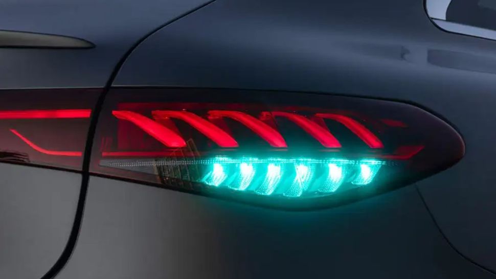Mercedes is adding turquoise lights to cars that drive themselves ...