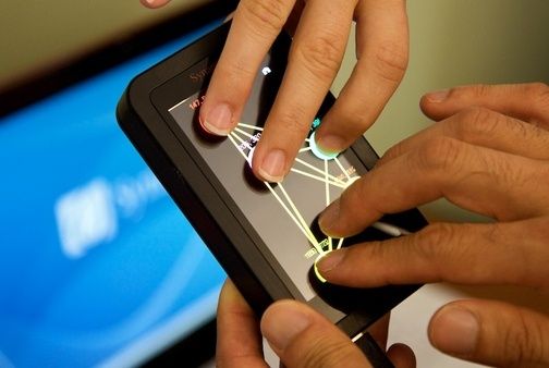 Check out 10 finger touchscreen recognition! | TechRadar