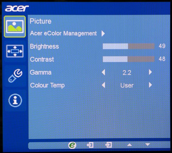 Acer XB270HU OSD Setup And Calibration