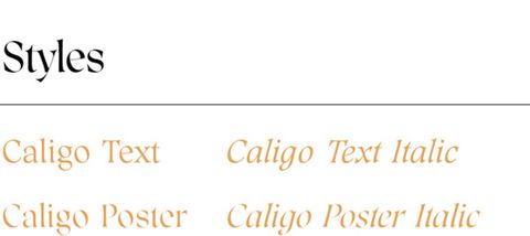 Font of the day: Caligo | Creative Bloq