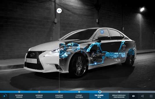 Interactive movie brings the new Lexus to life | Creative Bloq