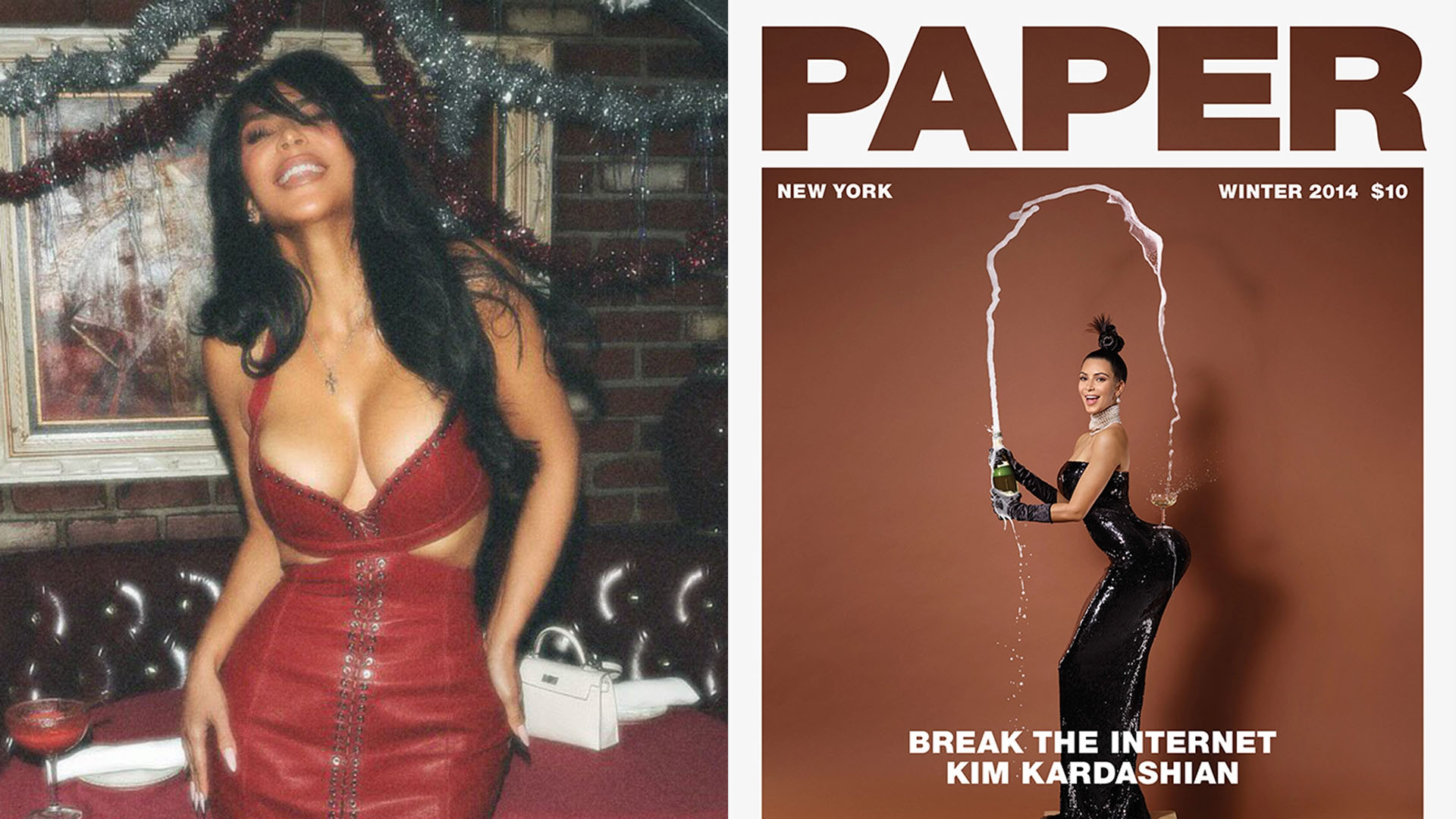 Kim Kardashian Recreated Her Breaks The Internet” Picture Marie Claire