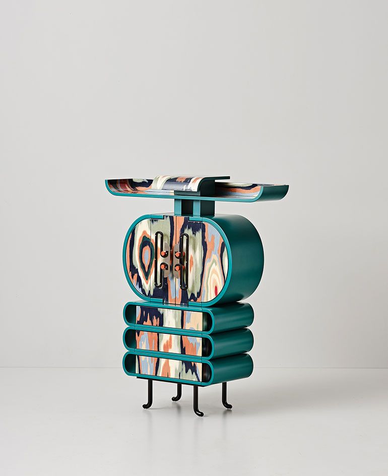 Ornate furniture by Bethan Laura Wood for Nilufar | Wallpaper