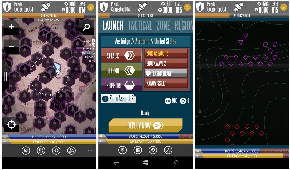 QONQR Blue, a location based MMO game of global domination for Windows ...