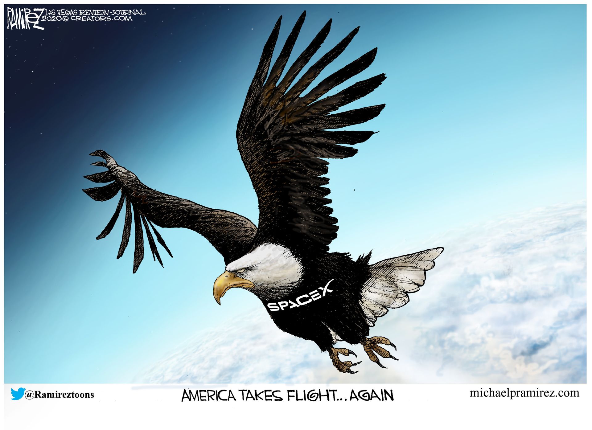 Editorial Cartoon U.S. SpaceX NASA | The Week