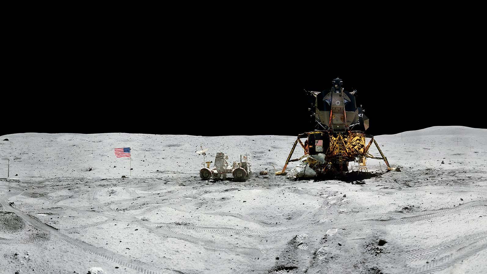 See the Moon Like the Apollo Astronauts with These Epic Panoramic ...