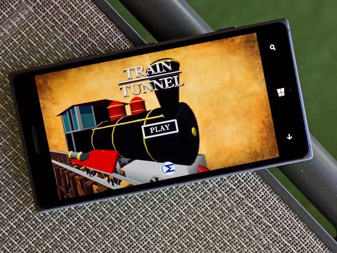 Train Tunnel - a Universal Game full of brick walls, train tracks and a ...