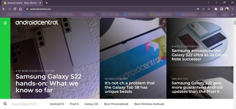 How to send a Google Chrome tab from one device to another | Android ...