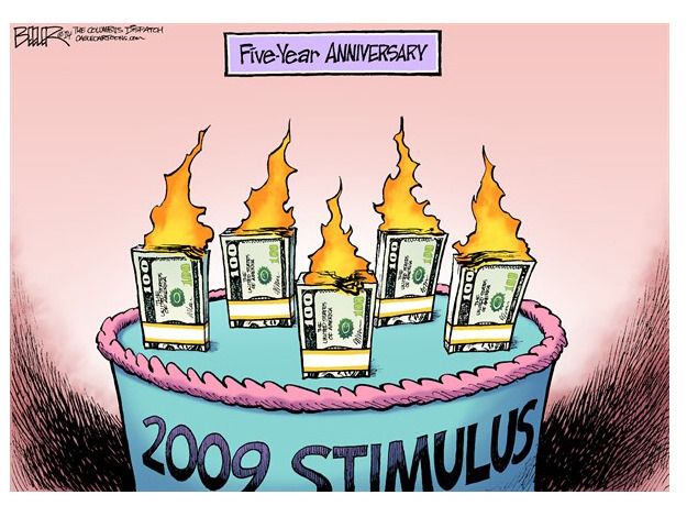 Obama cartoon 2009 stimulus | The Week