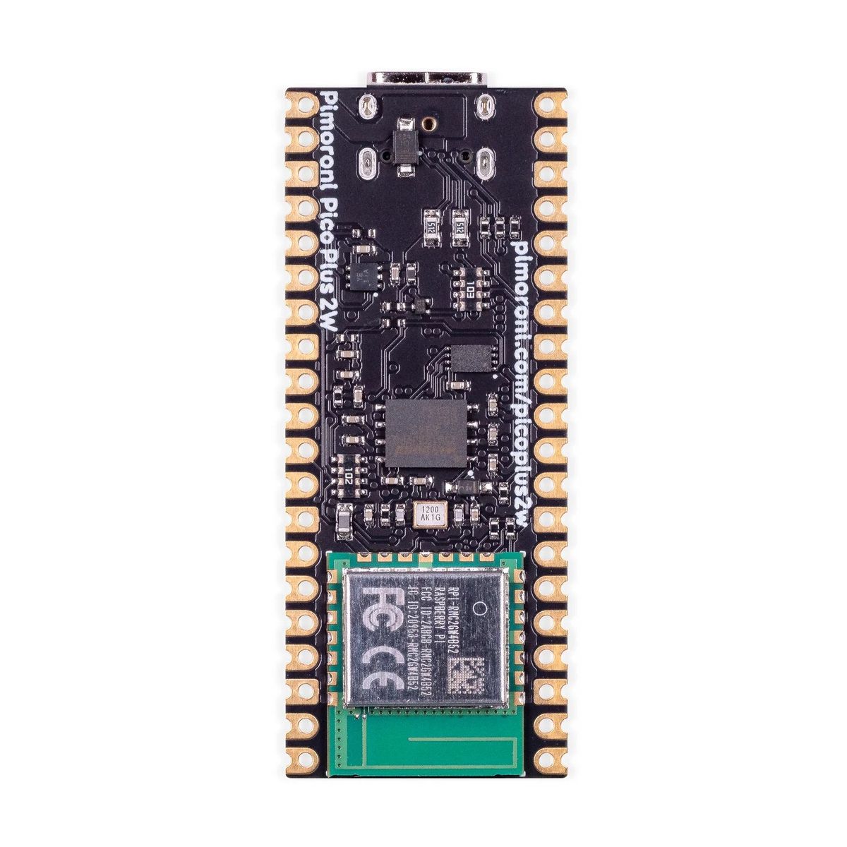 Pimoroni Pico Plus 2 W features mysterious 'Raspberry Pi RM2' Wi-Fi ...