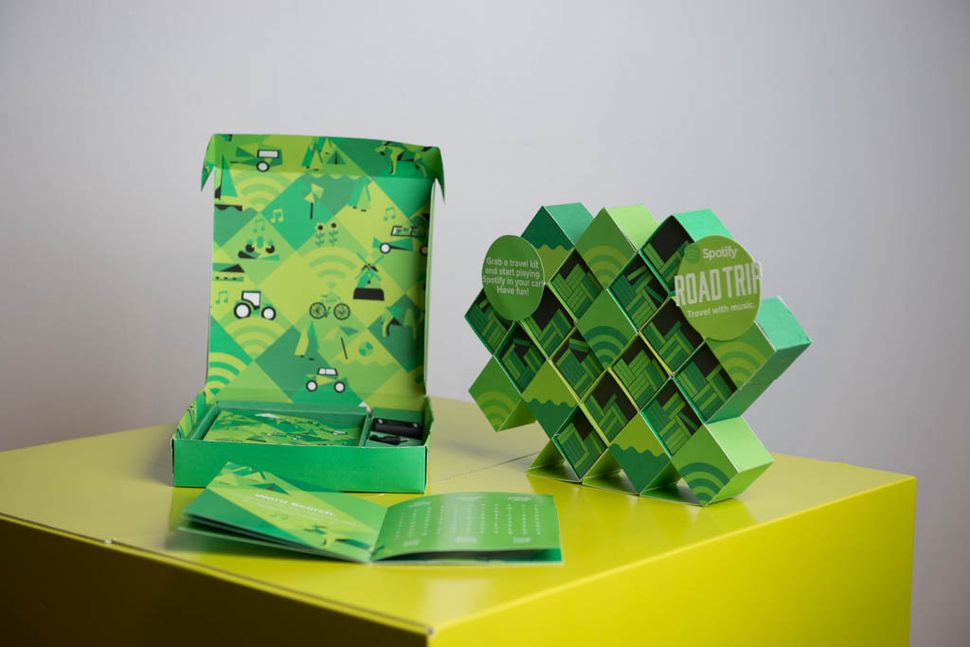 Online brand Spotify gets physical packaging | Creative Bloq