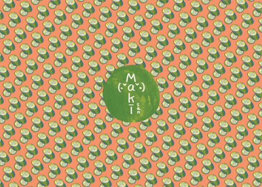 Vivid repeat-pattern sushi packaging is a foodie's delight | Creative Bloq