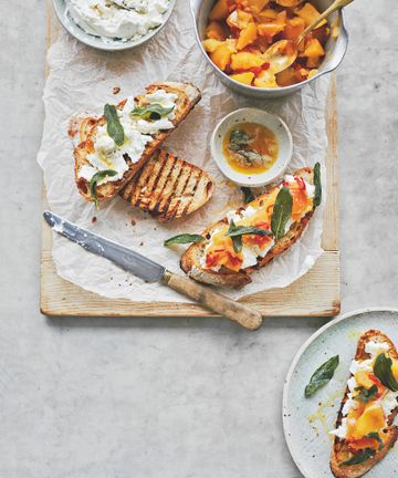 Apple and ricotta toasts | Homes and Gardens