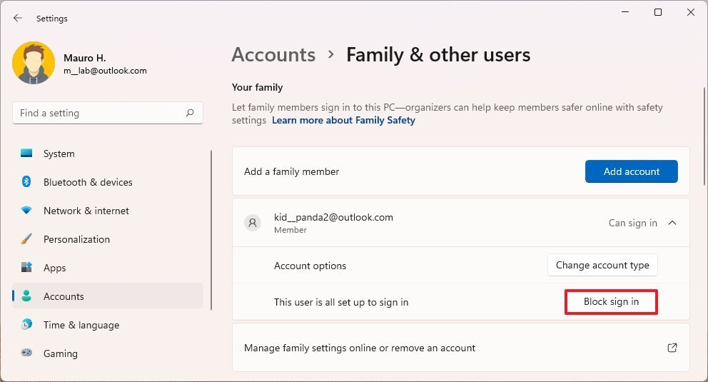How to disable an account on Windows 11 | Windows Central