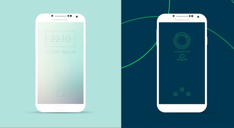 10 minimalist Android lockscreens to download for free | Creative Bloq