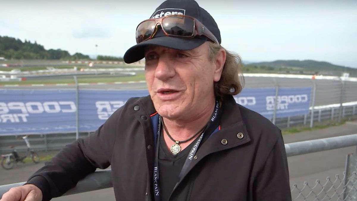Brian Johnson’s car takes a tumble at celebrity race event | Louder