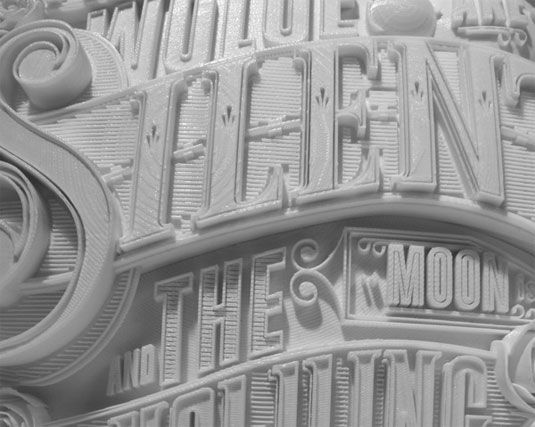 3D printed typography is an animated delight | Creative Bloq