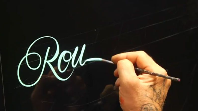 How to create roundhand lettering | Creative Bloq