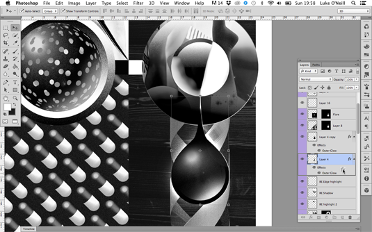 Working with layer styles and adjustment layers | Creative Bloq