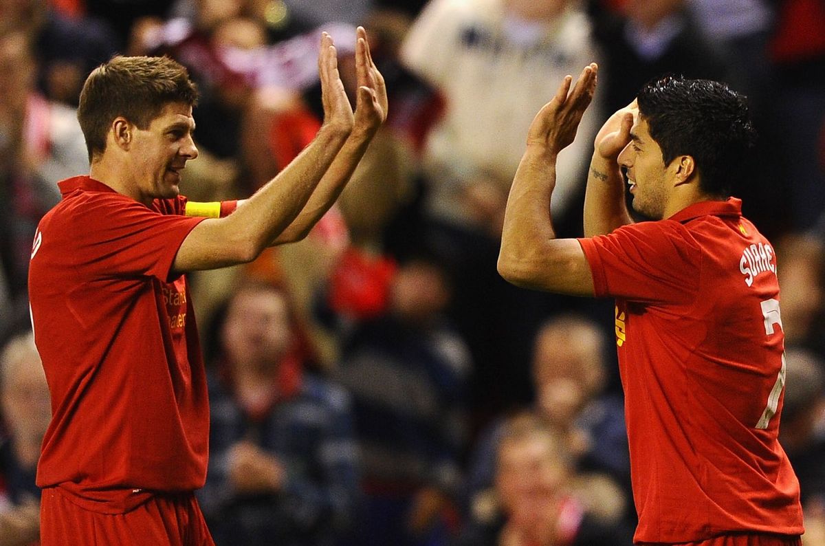Gerrard: Suarez best I've played with at Liverpool | FourFourTwo
