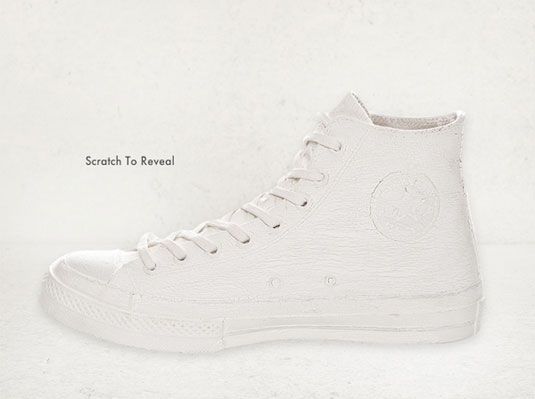 Scratch-off sneakers reveal their true colours | Creative Bloq