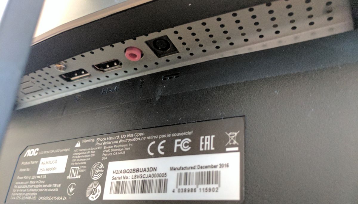 AOC Agon AG352UCG gaming monitor review | TechRadar