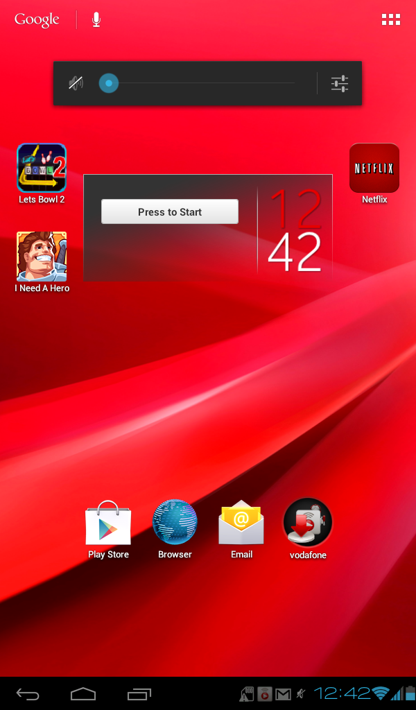 Interface - Vodafone Smart Tab 2 review - Page 2 | TechRadar