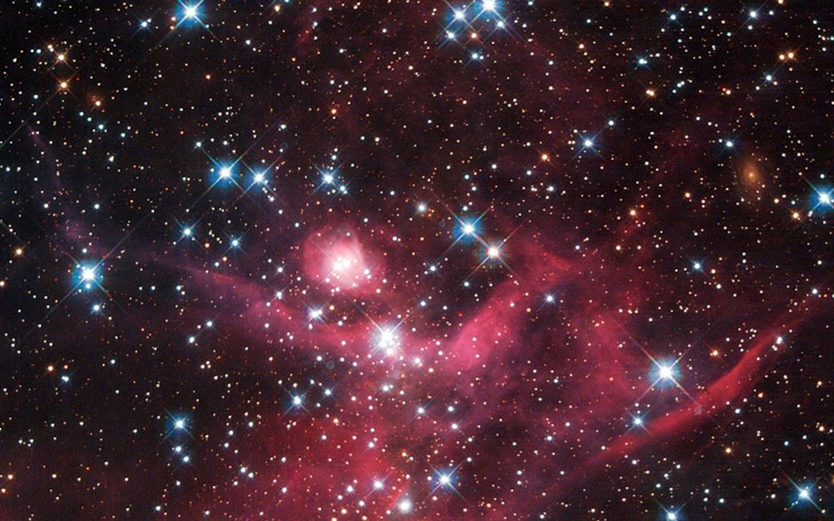 Young Cosmic Cluster Wallpaper | Space