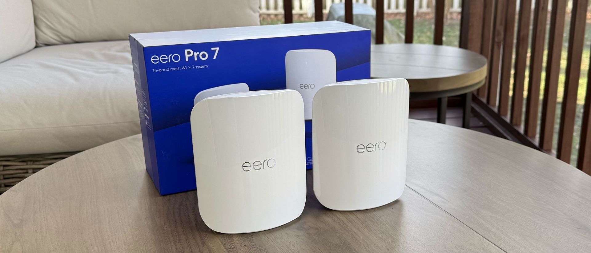 Amazon Eero 7 Pro Wi-Fi 7 mesh router review: Middle child with middling performance | Tom's ...
