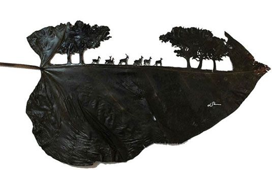 Leaf art is piled high with autumnal awe | Creative Bloq