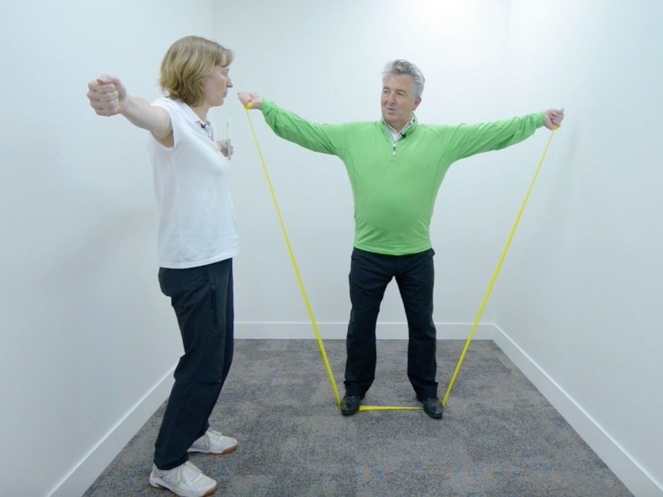 Play Golf Forever: resistance band golf exercises for the over 50s ...