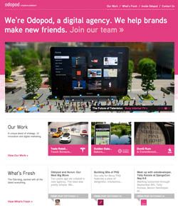 Odopod acquired by Nurun | Creative Bloq