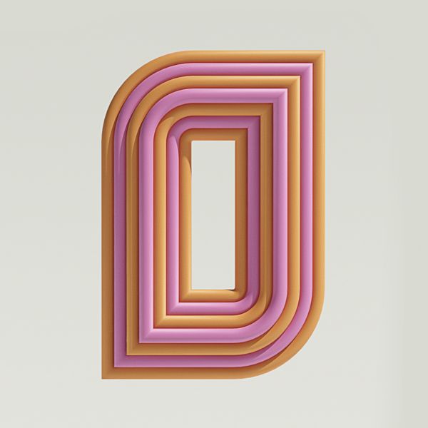 You'll love this stunning 90s-style numeral typography | Creative Bloq